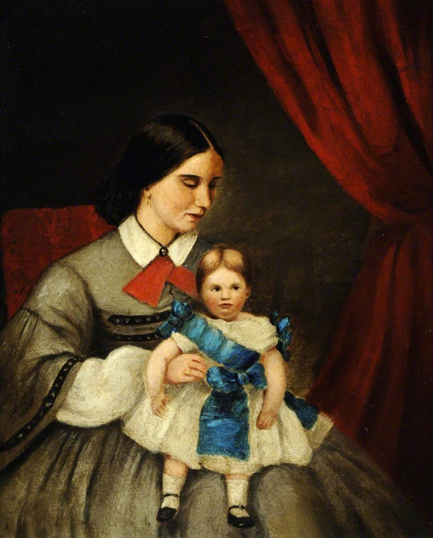 Jane Charlotte Rose Every, Mrs Rowland Mosley (m. 1858 - d. 1874) and ...